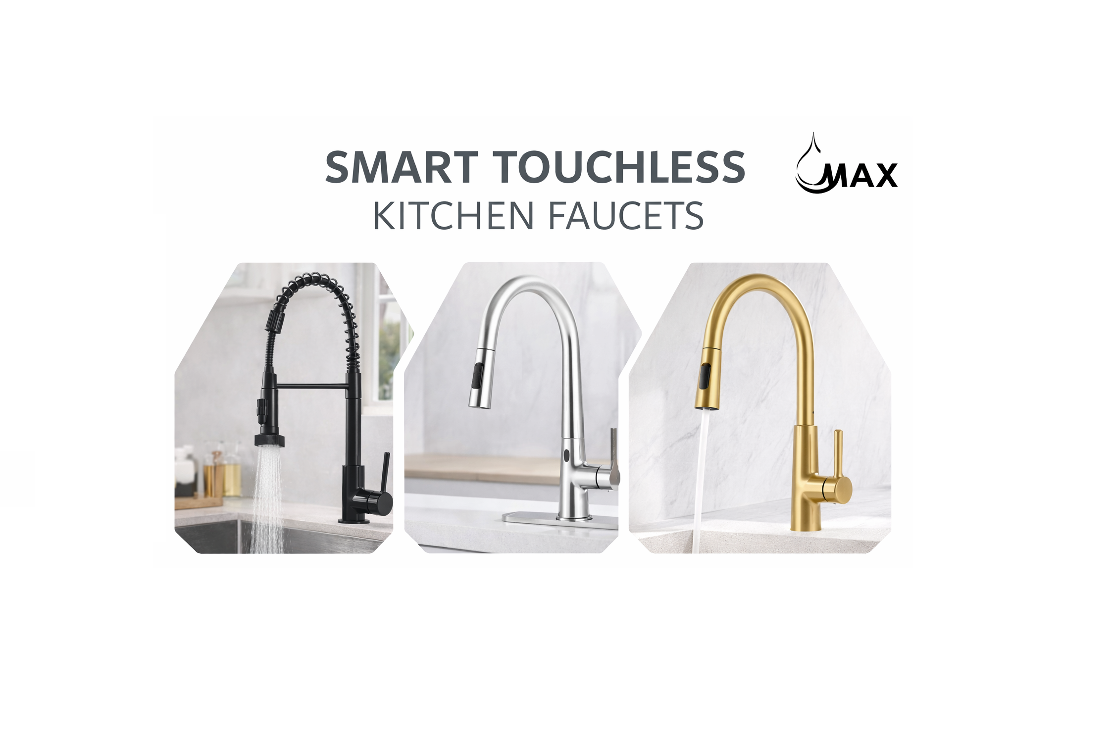 Touch-Less Kitchen Faucets S111 Sensor | MAX Faucets Canada