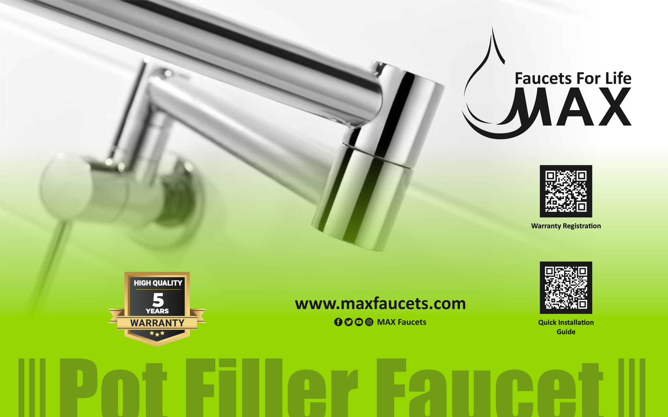 Pot Filler | MAX Faucets Canada