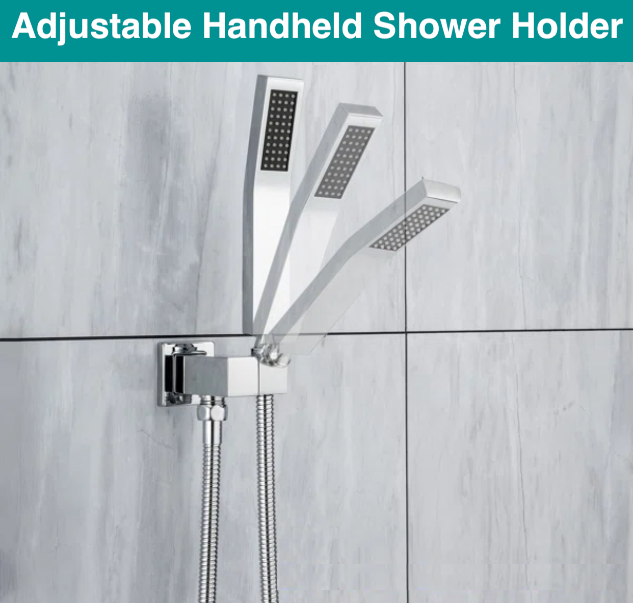Ceiling Shower System Set Two Function With 6 Body Jets Chrome Finish ...